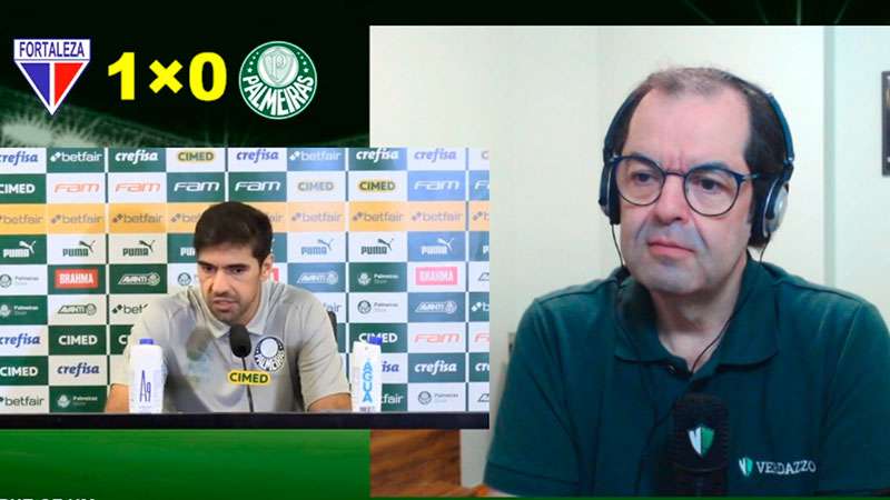 REACT - Coletiva Abel Ferreira - Fortaleza 1x0 Palmeiras - Verdazzo