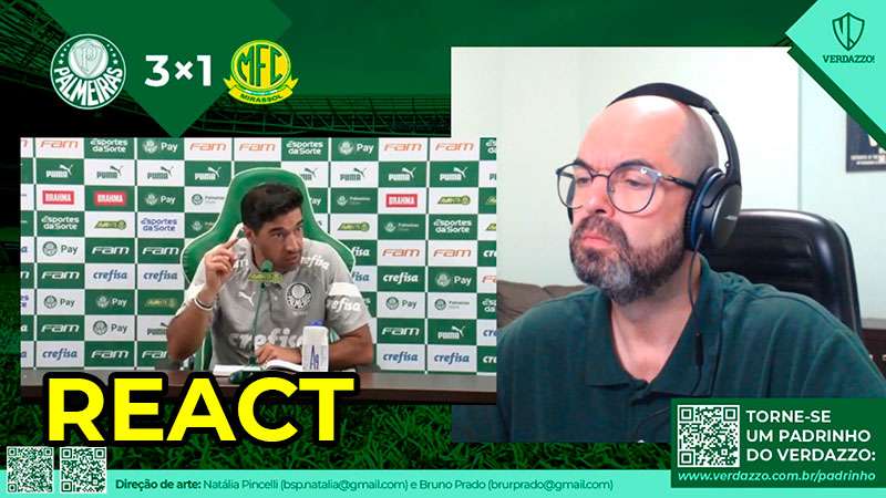 REACT - Coletiva Abel Ferreira - Palmeiras 3x1 Mirassol - Verdazzo