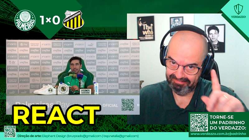 REACT - Coletiva Abel Ferreira - Palmeiras 1x0 Novorizontino - Verdazzo