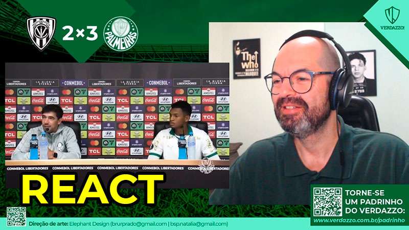 REACT - Coletiva Abel Ferreira - Independiente Del Valle 2x3 Palmeiras - Verdazzo